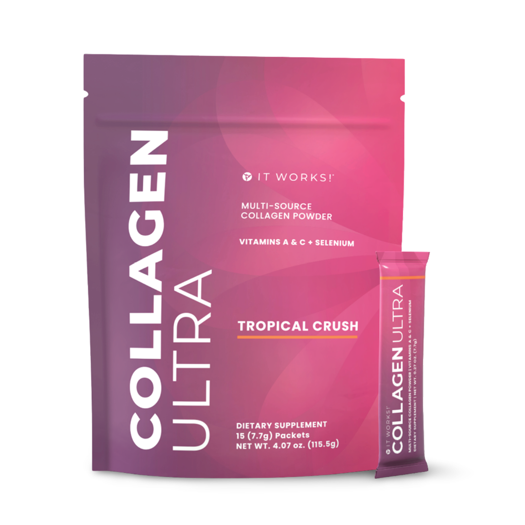 A bag of Collagen Ultra - Tropical Crush