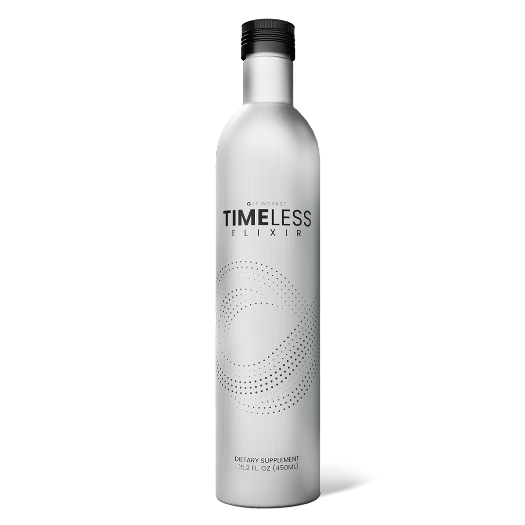 A bottle of IT WORKS! Timeless