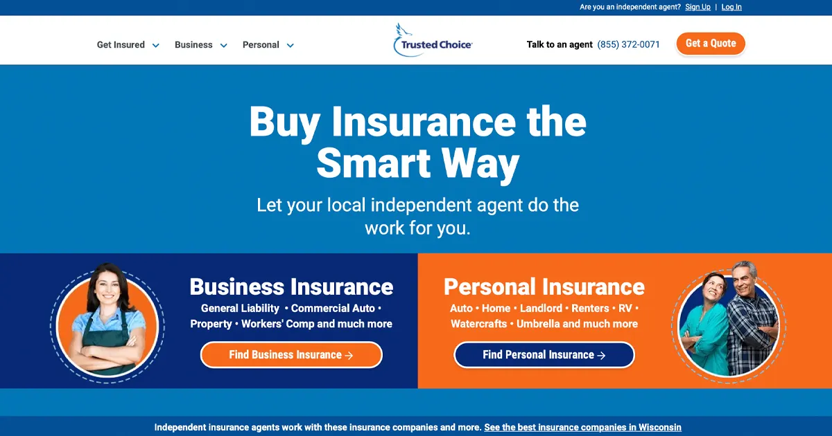 Independent Insurance Agents for Home, Auto & More | Trusted Choice