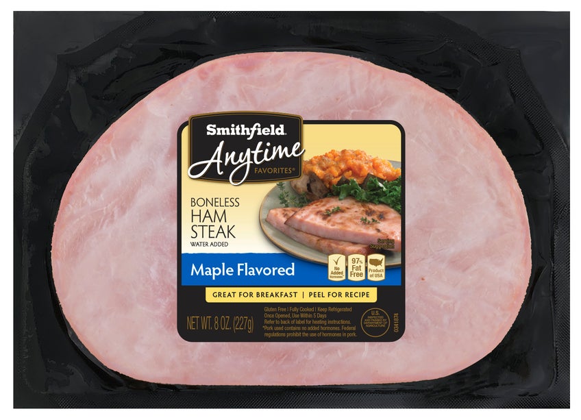 Maple Boneless Ham Steaks with Honey Dijon Redeye Gravy | Smithfield