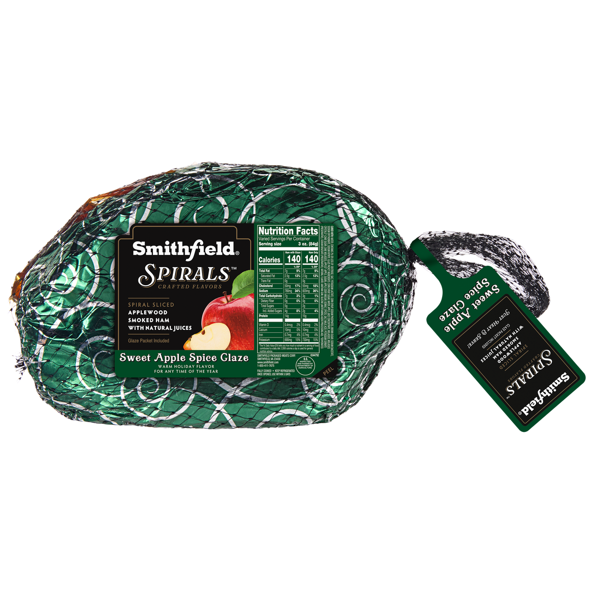 Smithfield Spirals Pecan Praline Spiral Sliced Ham | Smithfield