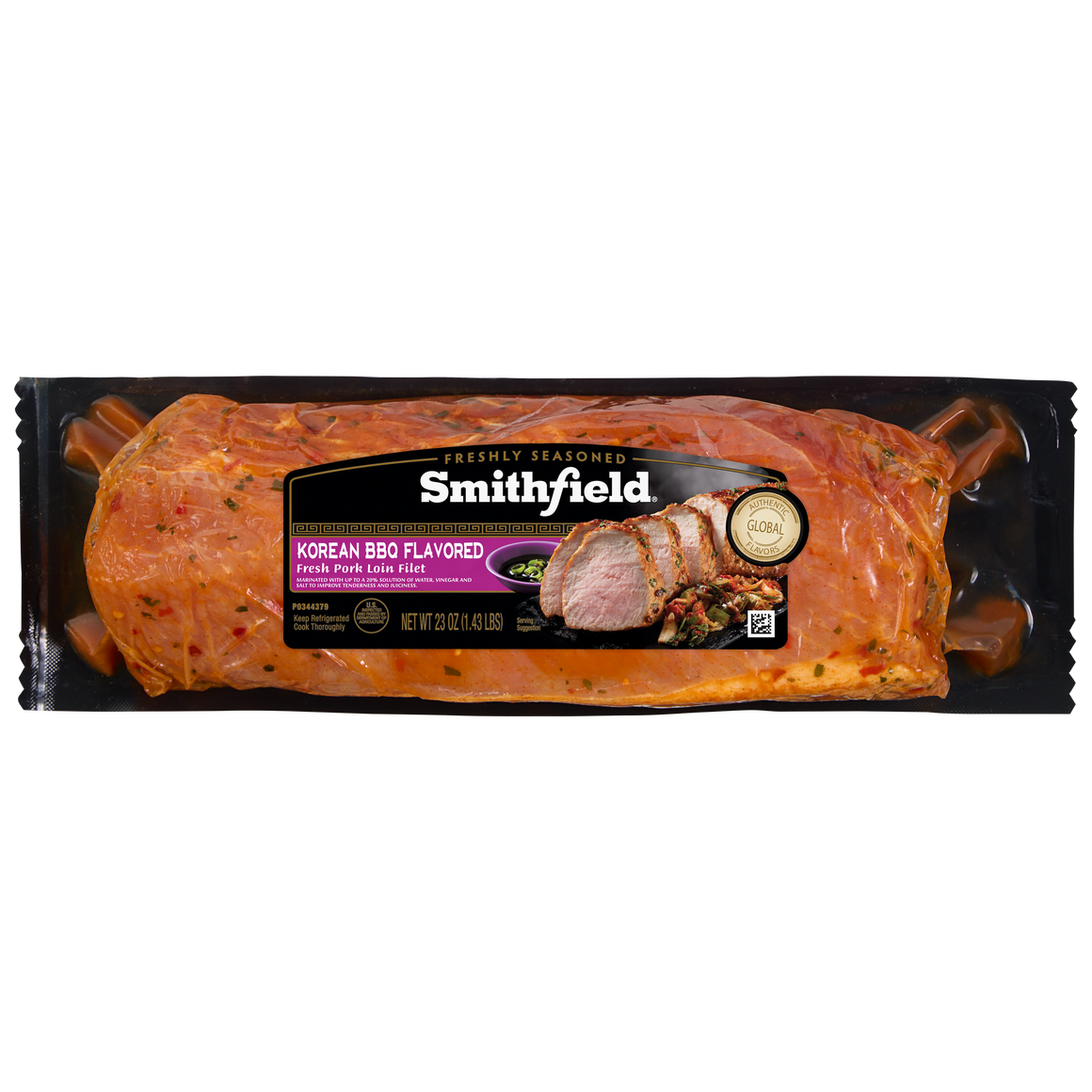 Korean BBQ Marinated Pork Loin Filet | Smithfield