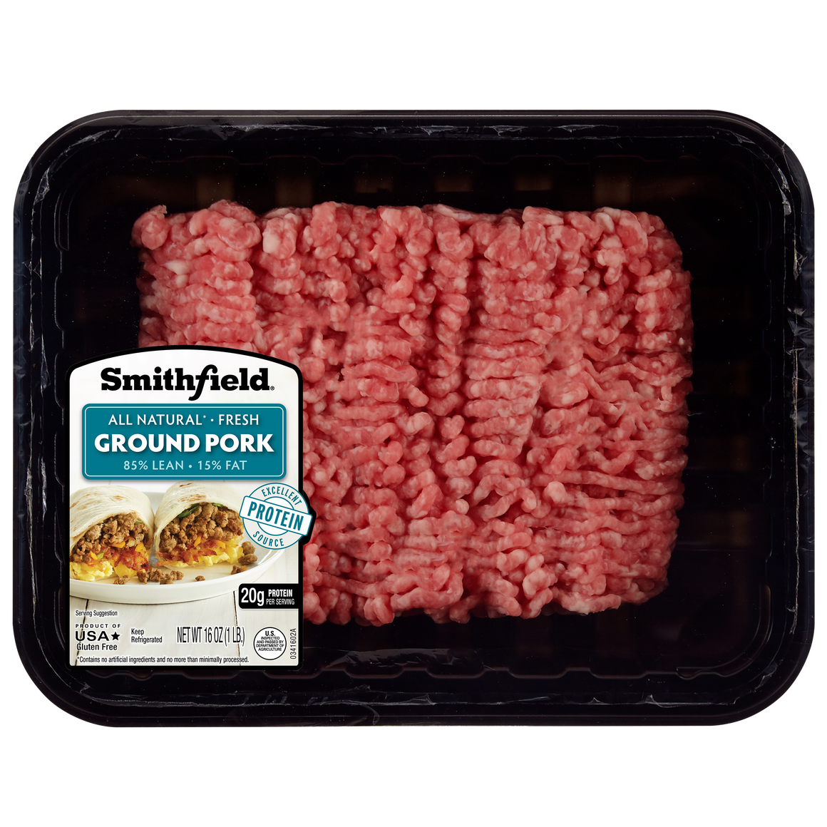 All Natural Fresh Ground Pork 85/15 | Smithfield