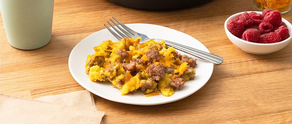 Scrambled Eggs Sausage