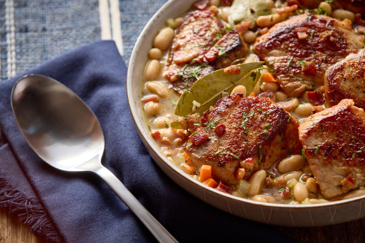 Pork Loin with White Bean Stew | Smithfield