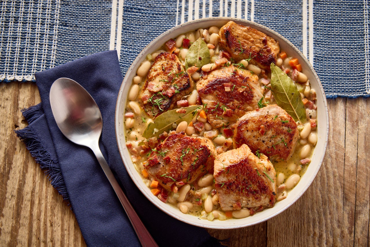 Pork Loin with White Bean Stew | Smithfield