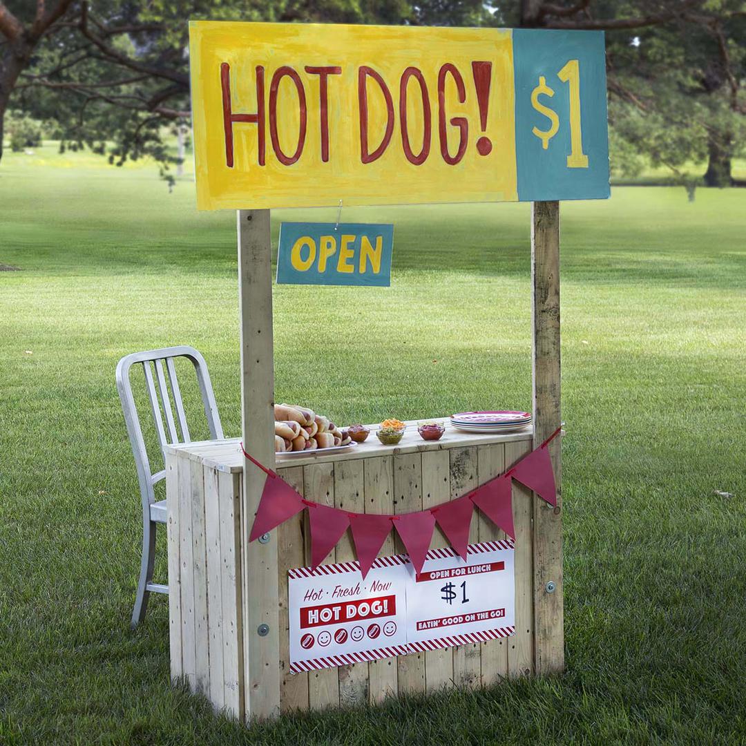 DIY Kid's Hot Dog Stand | Gwaltney Foods