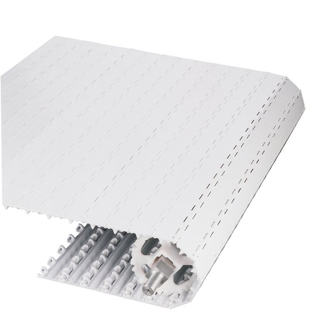 Series 850 SeamFree™ Minimum Hinge Flat Top | Belt Finder | Intralox