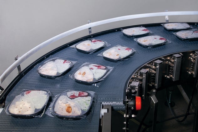 Series 2100 ZERO TANGENT Radius Belt | Intralox