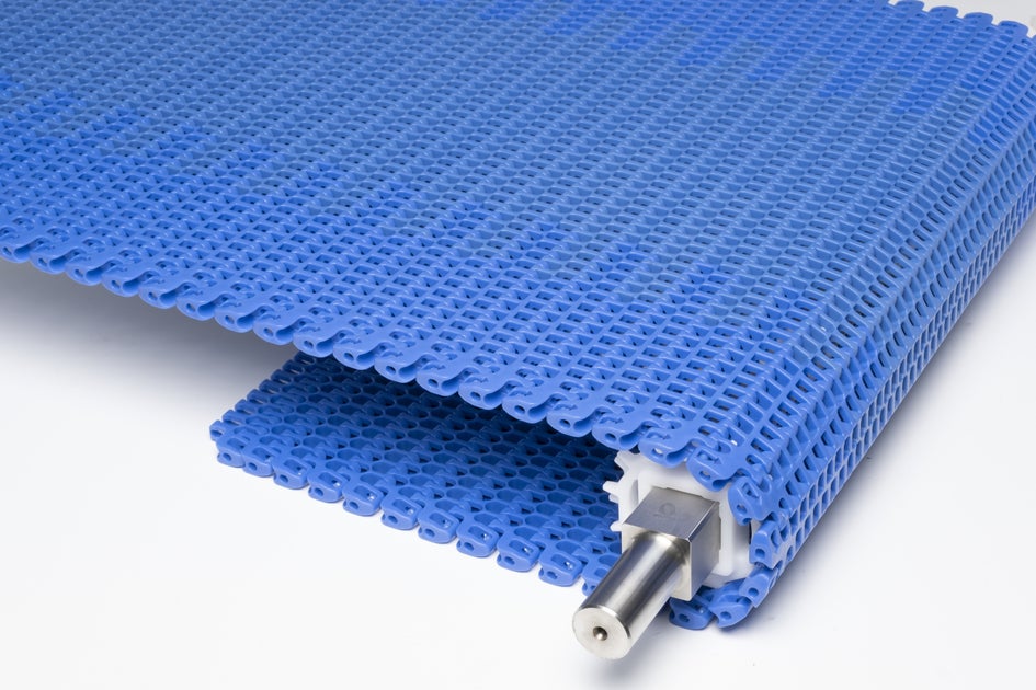 Series 2400 Radius Flush Grid with Heavy-Duty Edge | Belt Finder | Intralox