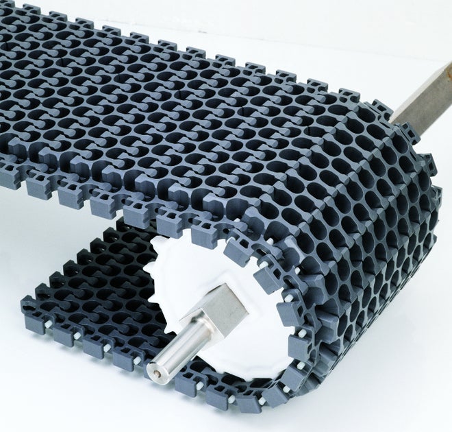 Series 2200 Radius Flush Grid High Deck | Belt Finder | Intralox