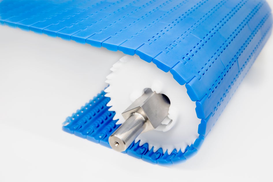 Series 1600 Flat Top with Heavy-Duty Edge | Belt Finder | Intralox