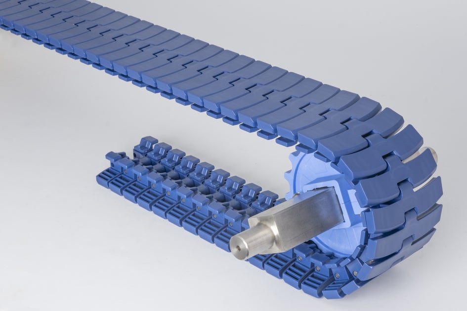 Serie 4000 S4092 Sideflexing Flat Top | Buscador de bandas | Intralox