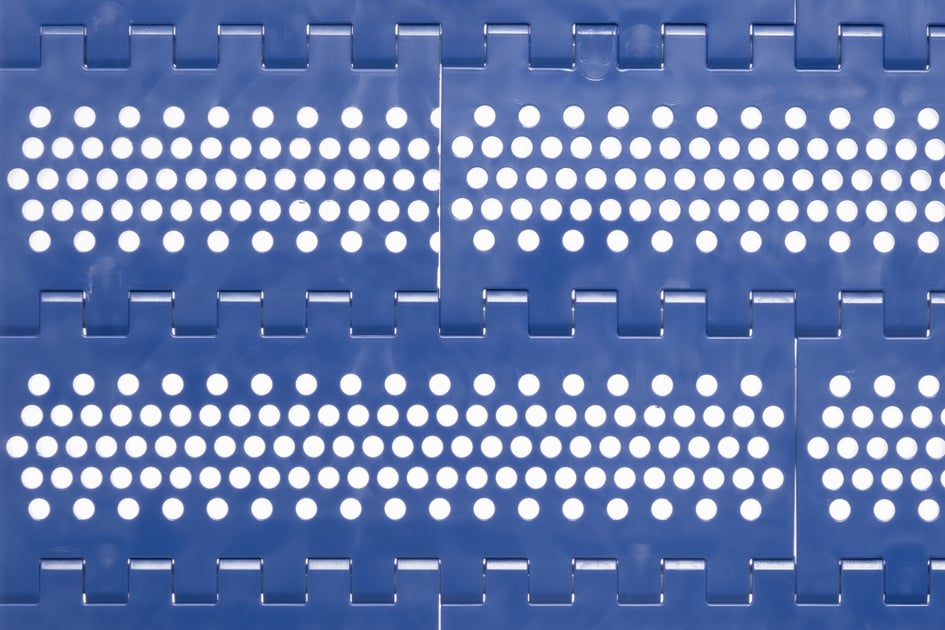 Series 800 Perforated Flat Top Round Hole | Belt Finder | Intralox
