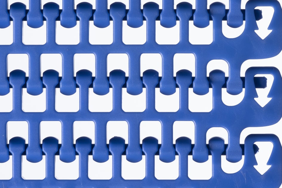 Series 2400 Radius Flush Grid with Heavy-Duty Edge | Belt Finder | Intralox