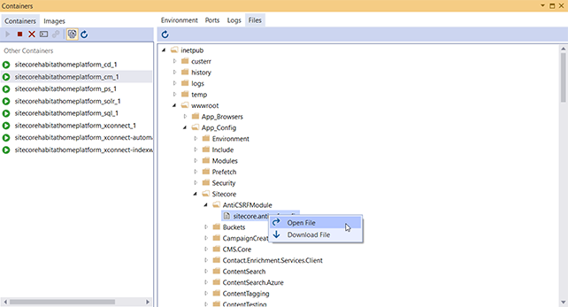 Tooling to help debug your Sitecore Docker Containers | Konabos
