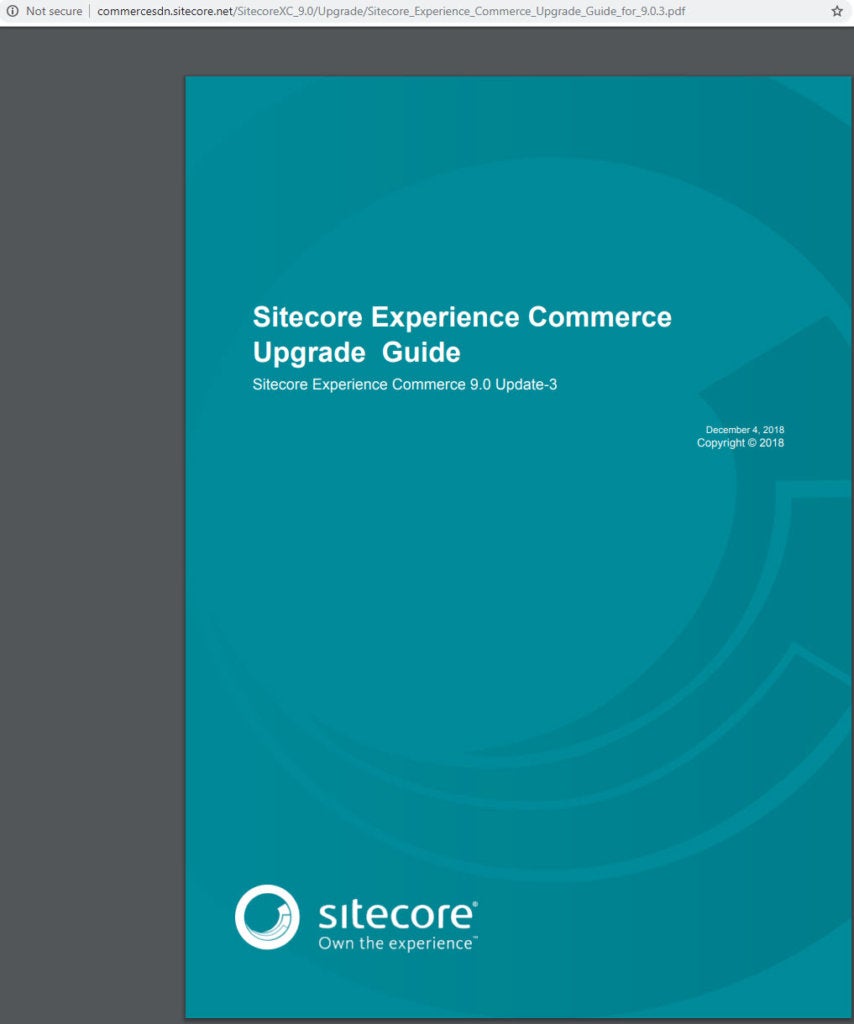 Upgrade Sitecore Experience Commerce 9.0 Update-2 to Update-3 | Konabos