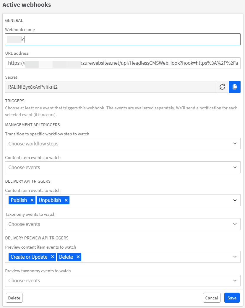Customized Webhooks for Kontent Headless CMS | Konabos