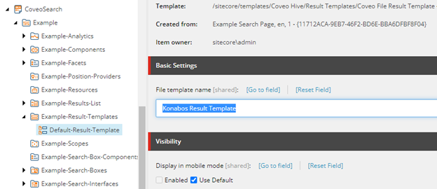 Coveo for Sitecore – How to Show Tags in a Custom Search Result Template | Konabos