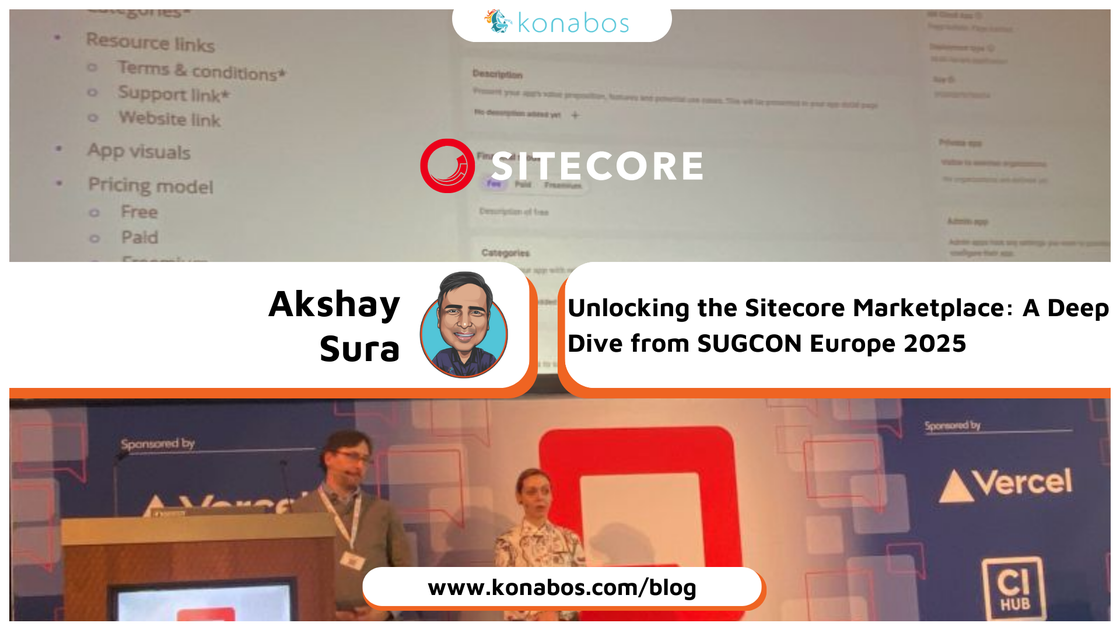 Unlocking the Sitecore Marketplace: A Deep Dive from SUGCON Europe 2025 | Konabos