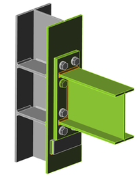 Contacts between steel connection plates | IDEA StatiCa