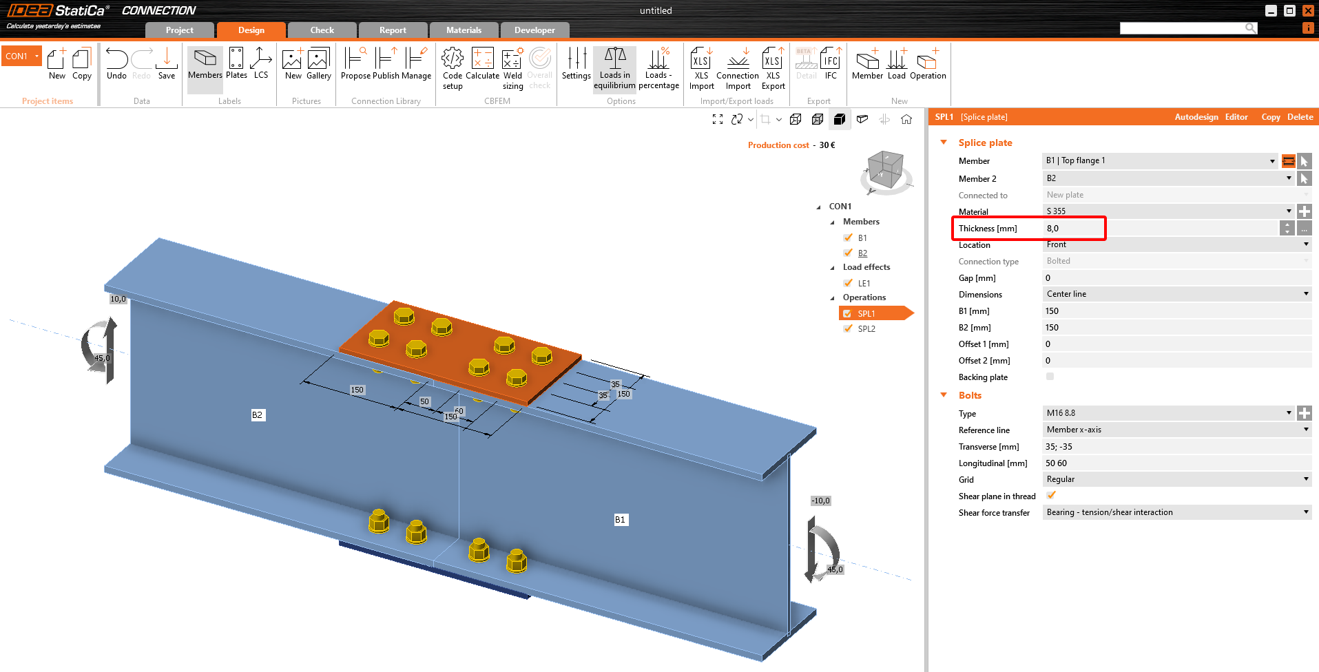 Parametric Design In Idea Statica Connection Basics 01 Idea Statica