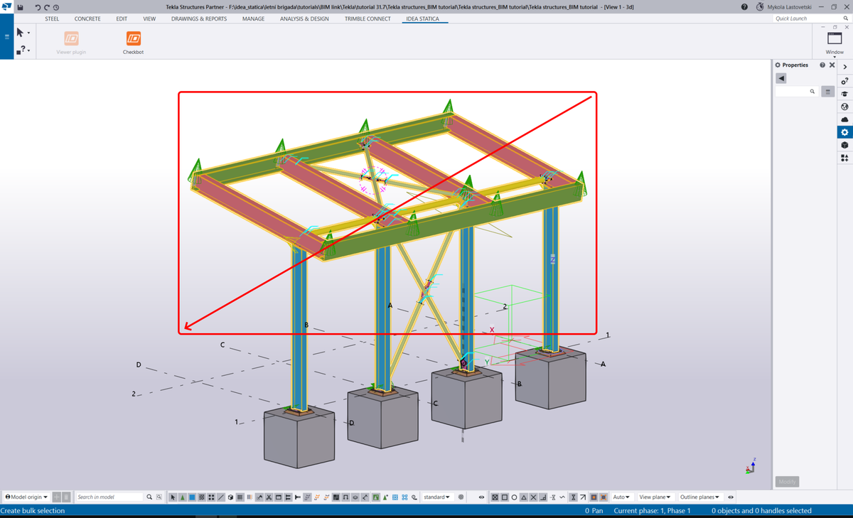 Tekla Structures BIM link for the structural design of a steel ...