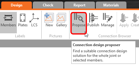 SAP2000 BIM link for the structural design of a steel connection (EN ...