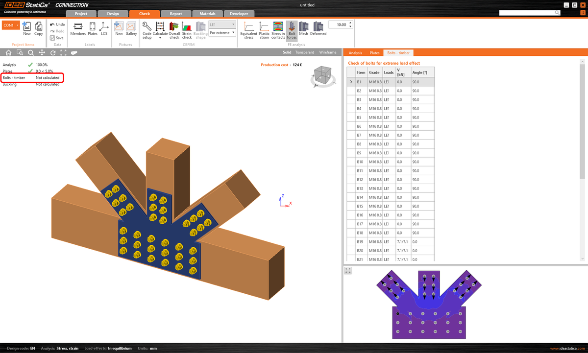Steel-to-timber connections | IDEA StatiCa