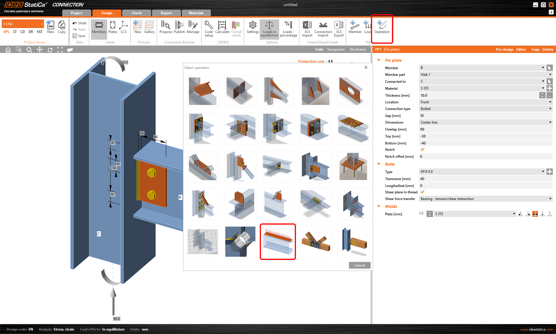 Lateral-torsional restraint for members | IDEA StatiCa