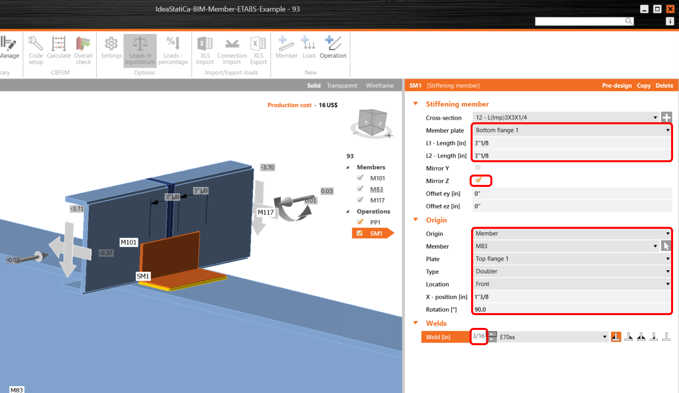 Connection Design | IDEA StatiCa
