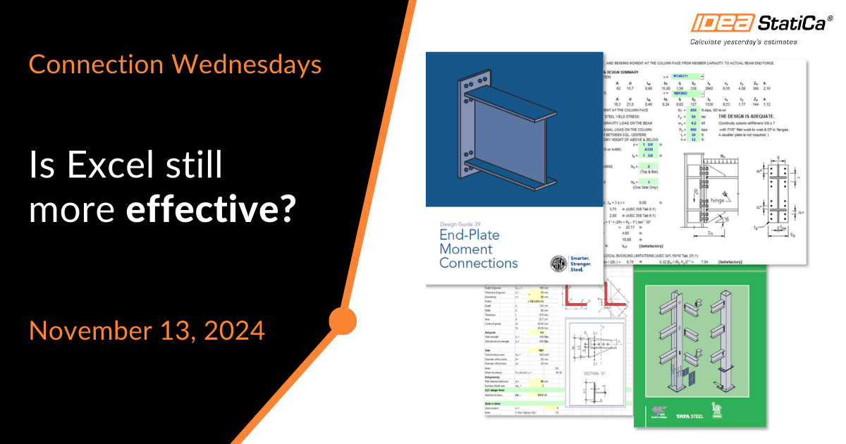 Connection Wednesdays – is Excel still more effective? | IDEA StatiCa