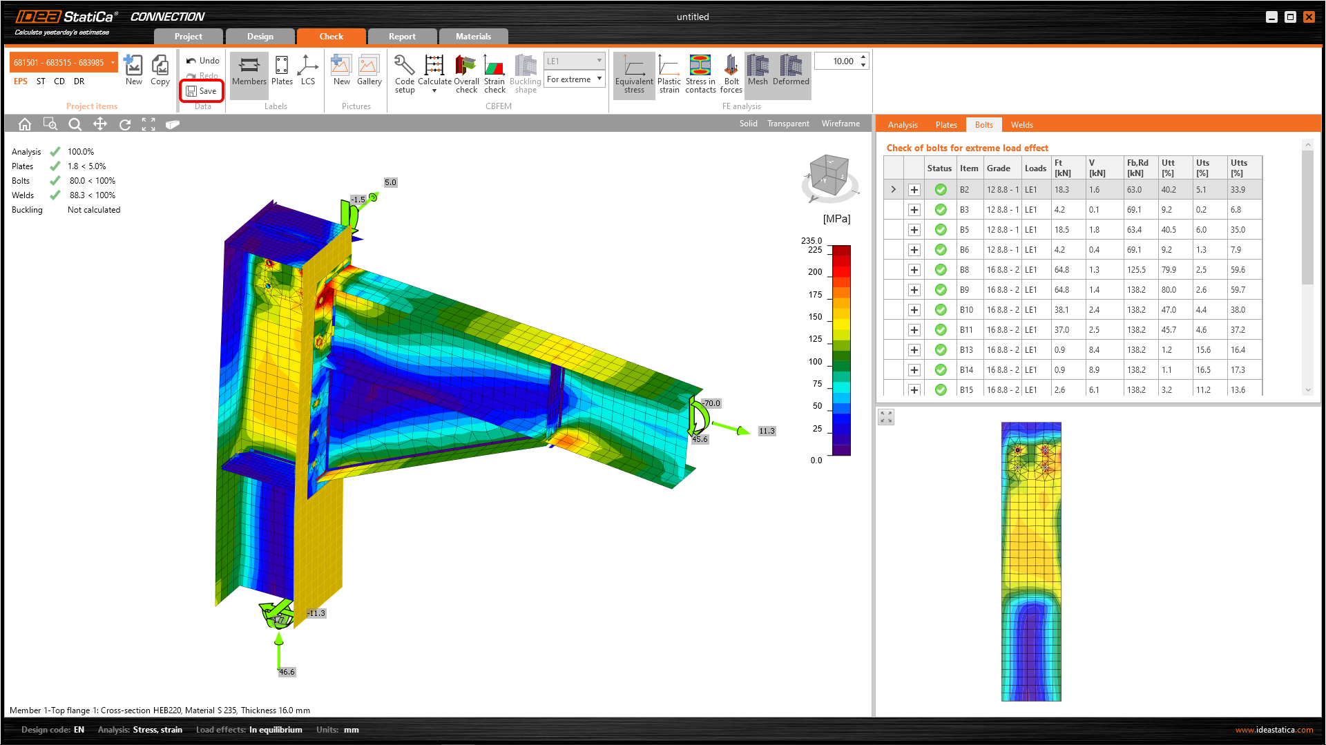 Tekla Structures Tutorial for Connection - BIM Link | IDEA StatiCa