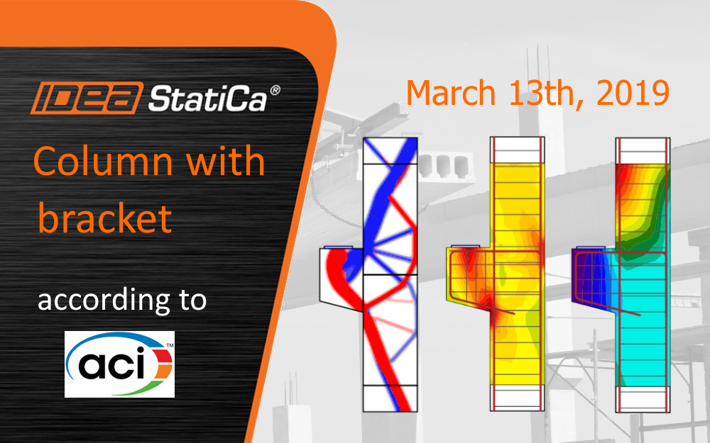 Column with bracket according to ACI | IDEA StatiCa