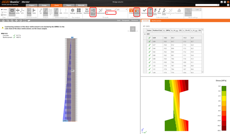 Bridge column (EN) | IDEA StatiCa