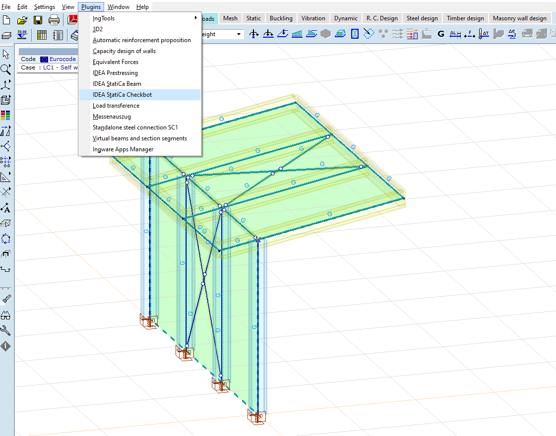 AxisVM BIM link for steel connection design (EN) | IDEA StatiCa