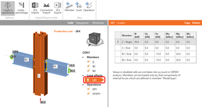 Stiffness analysis of a steel connection (EN) | IDEA StatiCa