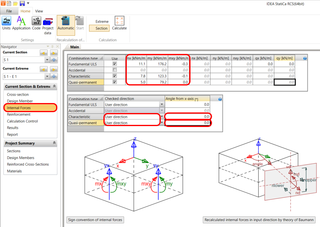 Structural design of a reinforced concrete slab (EN) | IDEA StatiCa