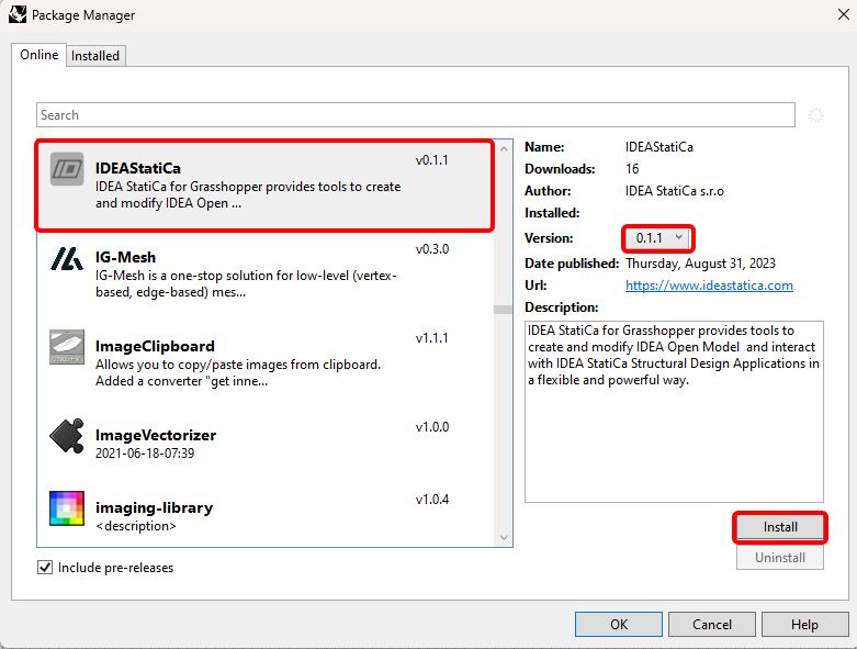 Grasshopper - Plugin Installation | IDEA StatiCa