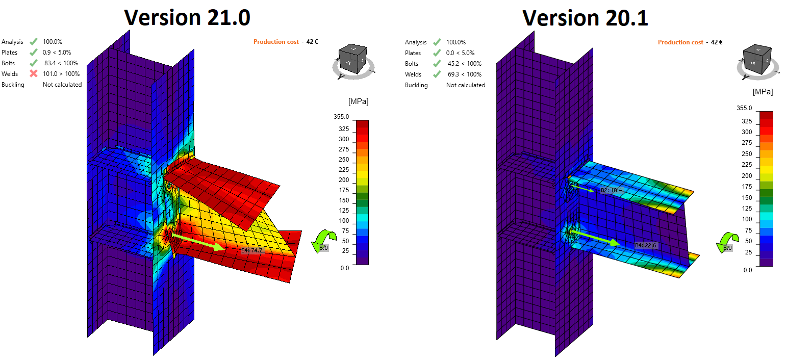 Warping of members – Load in shear center | IDEA StatiCa