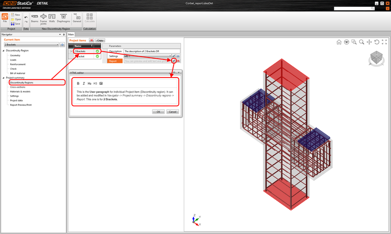 Report in Detail application | IDEA StatiCa