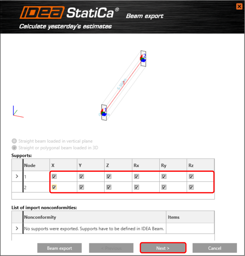 Axis BIM link for for the structural concrete beam design (EN) | IDEA ...