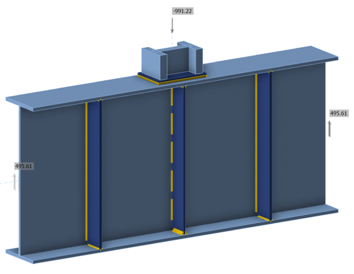 Bearing stiffeners (AISC) | IDEA StatiCa