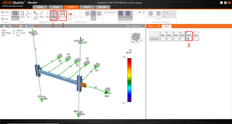 SAP2000 BIM link tutorial for member design | IDEA StatiCa