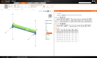 Structural design of steel beam (AISC) | IDEA StatiCa