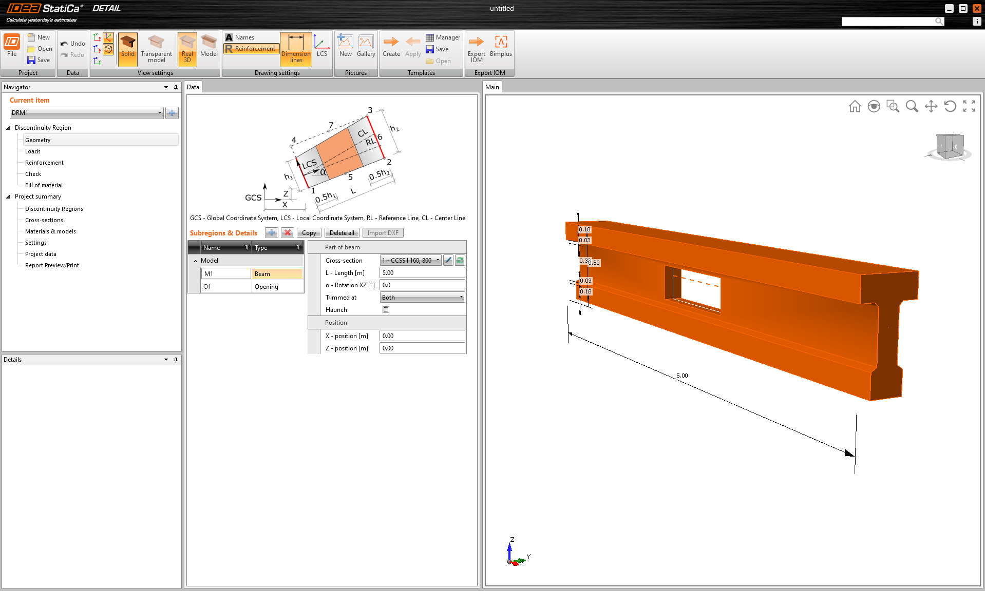Geometrie-Typen in Detail | IDEA StatiCa