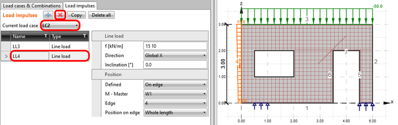 Structural design of a concrete wall (EN) | IDEA StatiCa