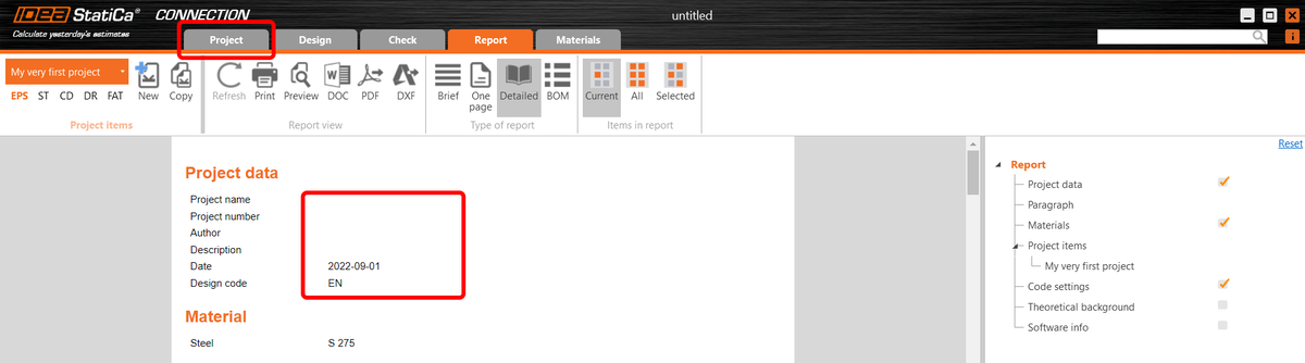 Continuous beam over column connection design (EN) | IDEA StatiCa