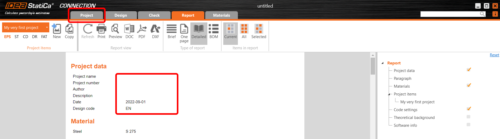 Continuous beam over column connection design (EN) | IDEA StatiCa