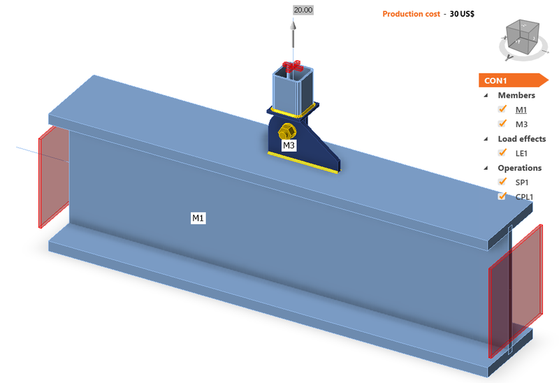 Lifting lug connection | IDEA StatiCa